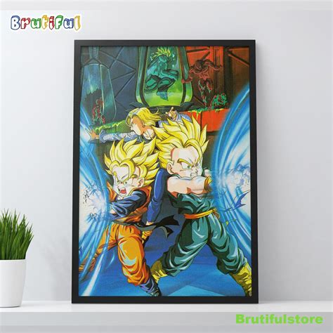 Dragon Ball Z Goten And Trunks Android 18 Wallpaper Poster Canvas