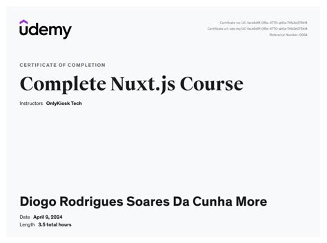 Nuxtjs Vuejs Webdevelopment Udemy Diogo Moreira