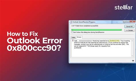 How To Fix Outlook Error 0x800ccc90