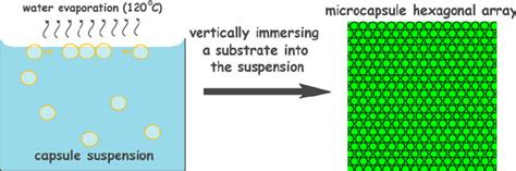 Schematics Of The Microcapsule Array Fabrication Based On Heating Of