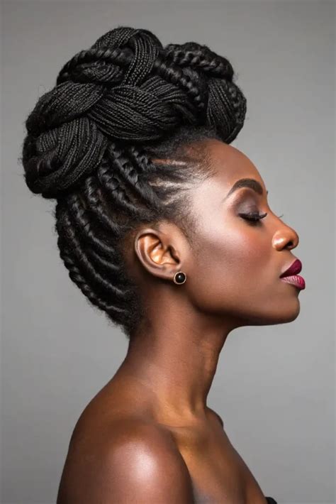 38 Versatile Updo Hairstyles For Black Women Easy And Bold
