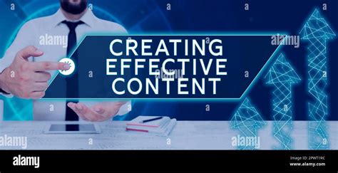 Conceptual Caption Creating Effective Content Word Written On Valuable