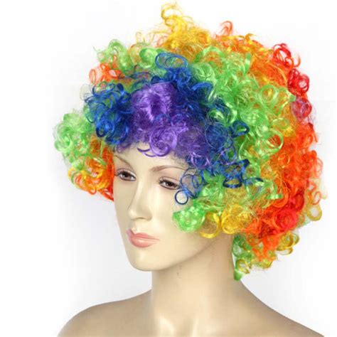 Clown Dress Wig Nose Sets Funny Decor Wig Headdres Grandado