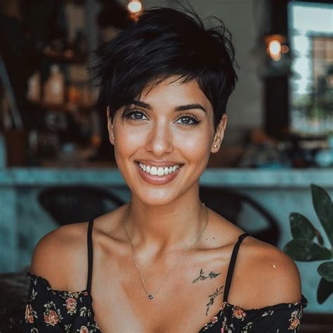 Magnific Q3utz6k45rfw9csjadgu Asymmetrical Razored Pixie Cut In 2024