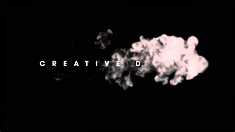 After Effects Tutorial Smoke Text Effects Creative Design Youtube