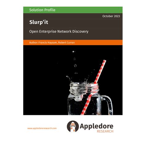 slurp it network discovery appledore research