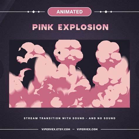 Stinger Transition Twitch Pink Explosion Scene Transitions Streamlabs Transition Artofit