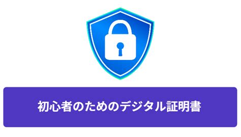 【図解】初心者のためのデジタル証明書