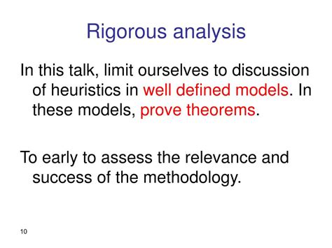 Ppt Rigorous Analysis Of Heuristics For Np Hard Problems Powerpoint Presentation Id3888140
