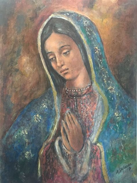 Virgen De Guadalupe Artsart Mexicanqueen Art Painting Beautiful Art