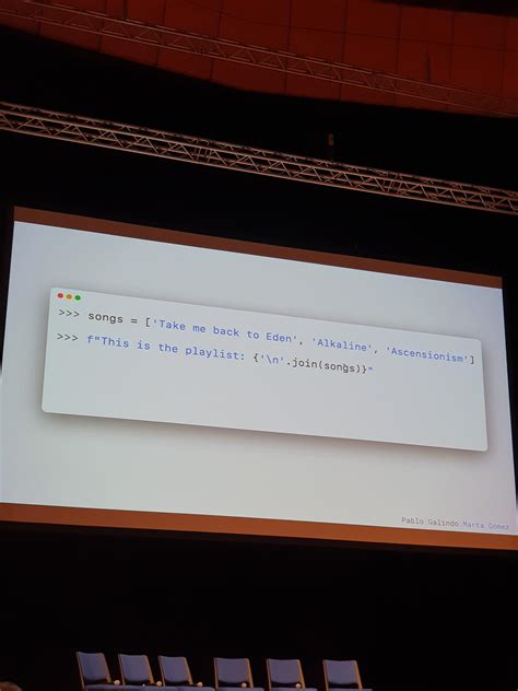 seen today at a python conference as an example r sleeptoken