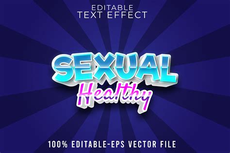 Text Effect Sexual Healthy Modern Style Graphic By Arsalangraphic Creative Fabrica