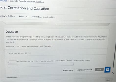 Odules Week 8 Correlation And Causation 8 StudyX