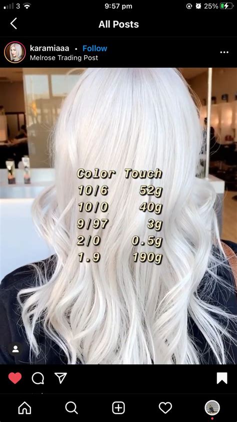 White Blonde Shades Eq Formula White Hair Toner Formula Shades Eq