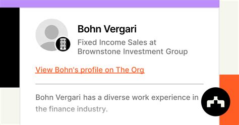 Bohn Vergari Fixed Income Sales At Brownstone Investment Group The Org