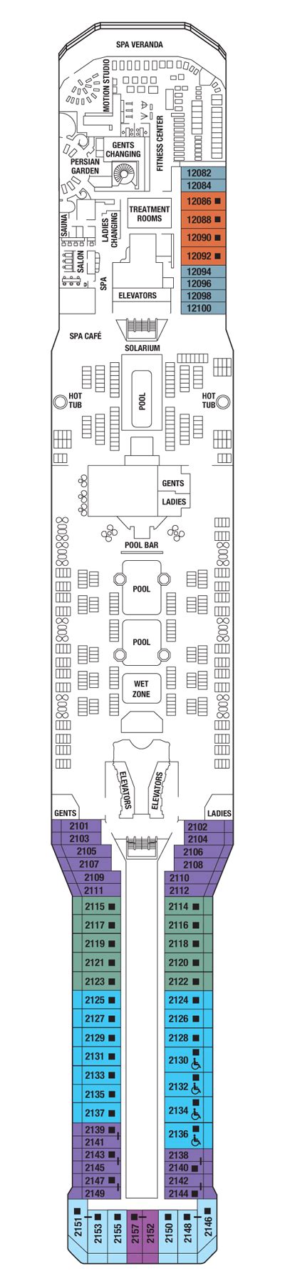 Celebrity Solstice Deck Plans Celebrity Cruises