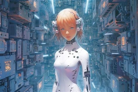 Premium Photo The Ai Scientist Armed With Algorithms And Data