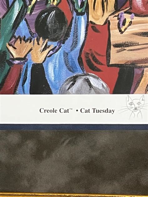 Chamain Omahony ~ The Creole Cat ~ Cat Tuesday ~ S N Framed Print