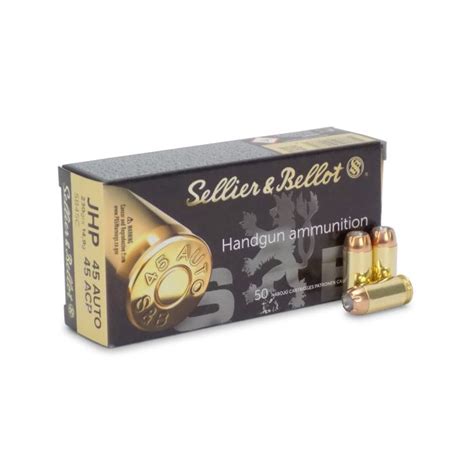 Sellier And Bellot 45 Acp 230 Gr Jhp 45 Acp Ammo For Sale Ammunition Depot