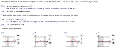 Solved Identify The Coordinates Of Any Local And Absolute