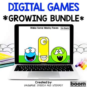 Growing Bundle Digital Reward Boom Card Activities Build A Scene Incentives