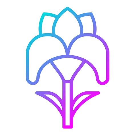 Premium Vector Iris Vector Illustration Style