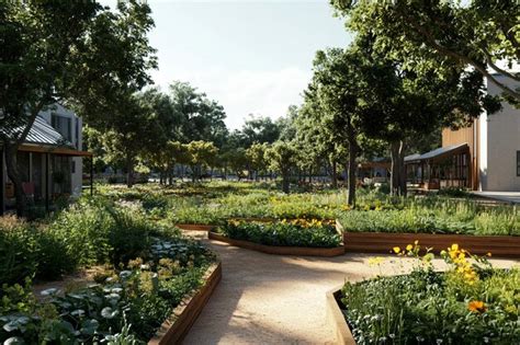 Permaculture Gardens In Urban Areas Premium Ai Generated Image