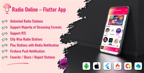 Aplikacje Mobilne Flutter Radio Online Flutter Full App