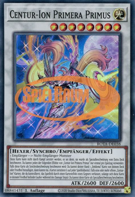 Centur Ion Primera Primus Yu Gi Oh Karte Kaufen Spielraum
