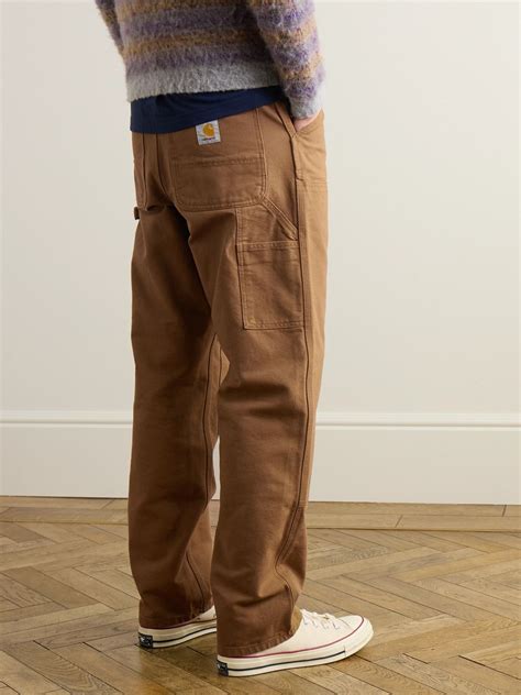 Carhartt Wip Double Knee Straight Leg Cotton Canvas Carpenter