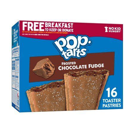 Pop Tarts Frosted Chocolate Fudge Toaster Pastries Breakfast Foods