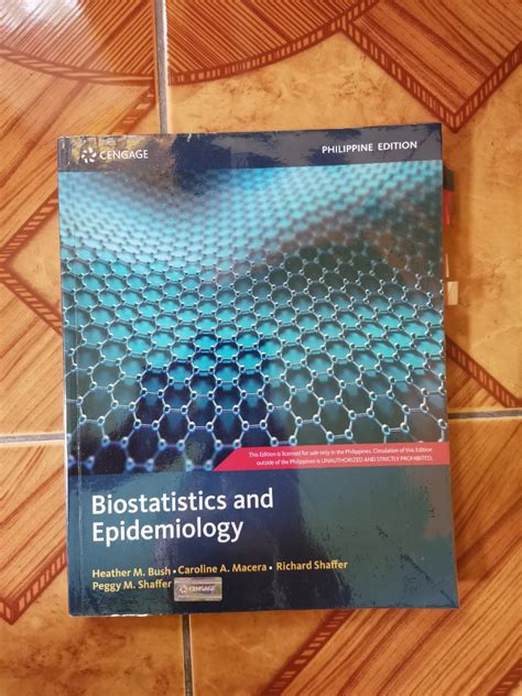 Biostatistics And Epidemiology Cengage Hobbies And Toys Books And Magazines Textbooks On Carousell