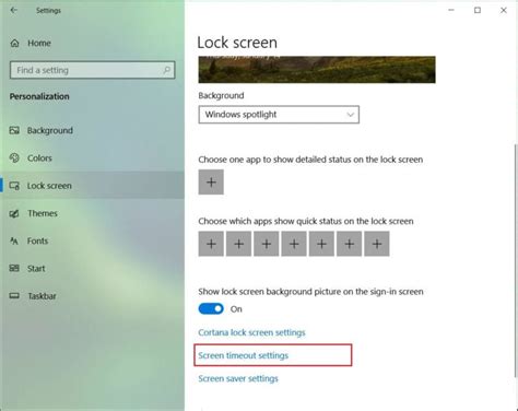 Change Lock Screen Timeout Setting In Windows 10 TechCult