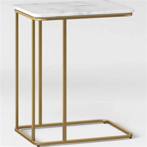Brass C Side Table