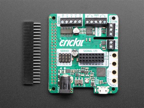 Adafruit Crickit Hat For Raspberry Pi Id 3957 Adafruit Industries Unique And Fun Diy