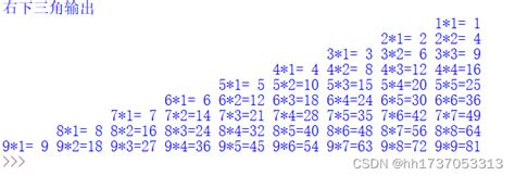 九九乘法表Python实现 CSDN博客