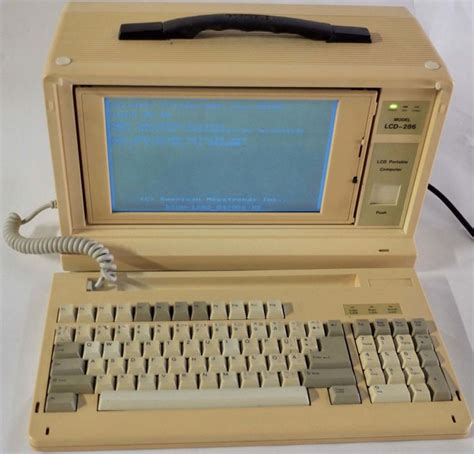 Lcd 286 Portable Computer In Bag Catawiki