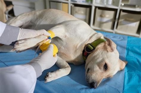 Intravenous Injection Dog