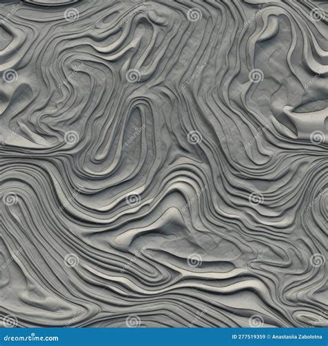 Concrete With Wavy Fluid Pattern Infinite Seamless Backgrounds Generative Ai Stock
