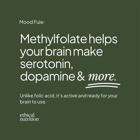 Methylfolate And Depression Ethical Nutrition