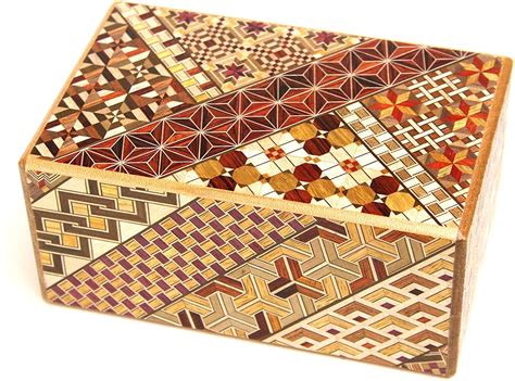 From Japan Yosegi Craft Japanese Wooden Puzzle Box 35steps Etsy