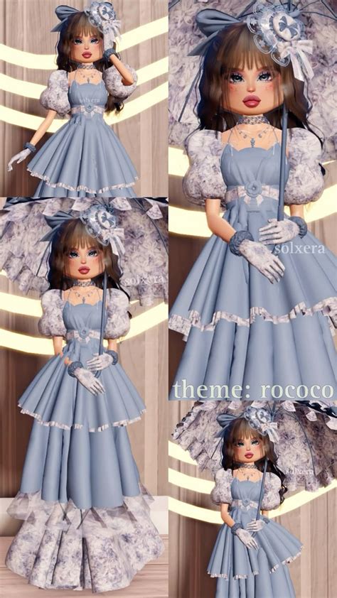 Dress To Impress Rococo Outfit Rococo Dress Dress To Impress Dress
