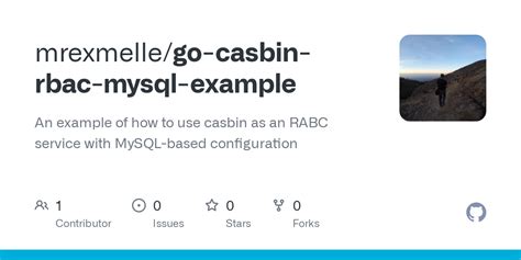 github mrexmelle go casbin rbac mysql example an example of how to