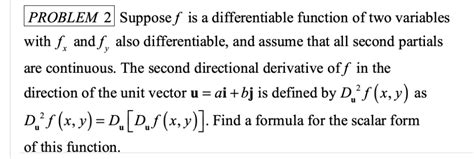 solved problem 2 supposef is a differentiable function of