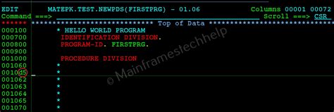 Ispf Data Manipulation Commands