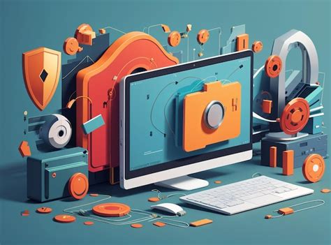 Premium Ai Image Computer Security Protecting Your Computer From Threats