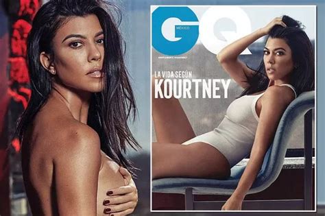 Kourtney Kardashian Strips Completely Naked For Sultry Gq Mexico Cover