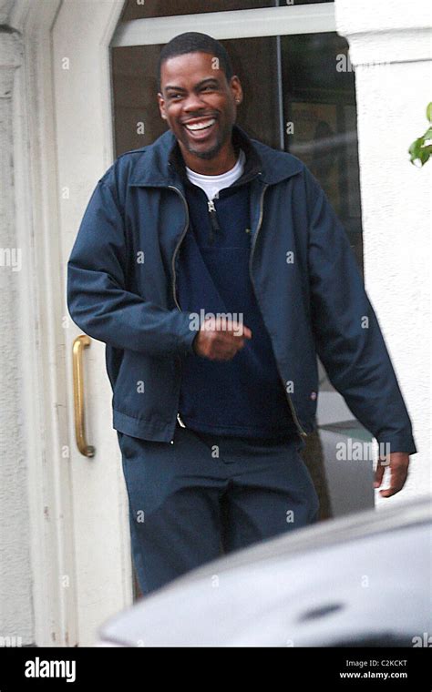 Chris Rock On The Film Set For His Upcoming Film At Elgin Charles Hair
