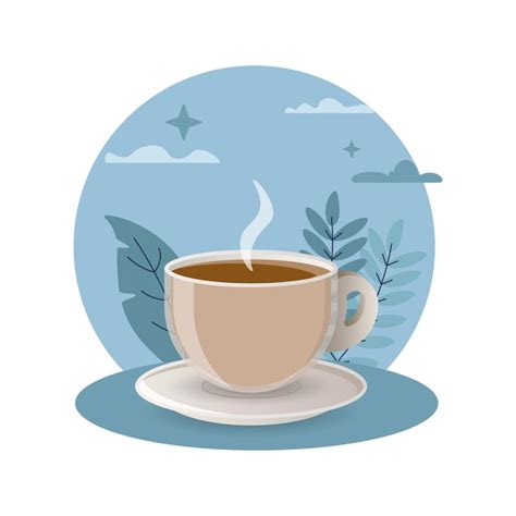 Premium Vector Espresso Illustration Coffee Cup Steam Saucer Editable