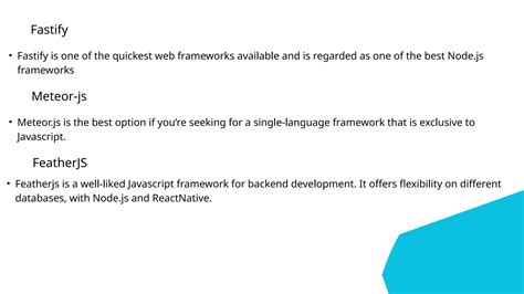 top node js frameworks for 2025 powering the future of backend